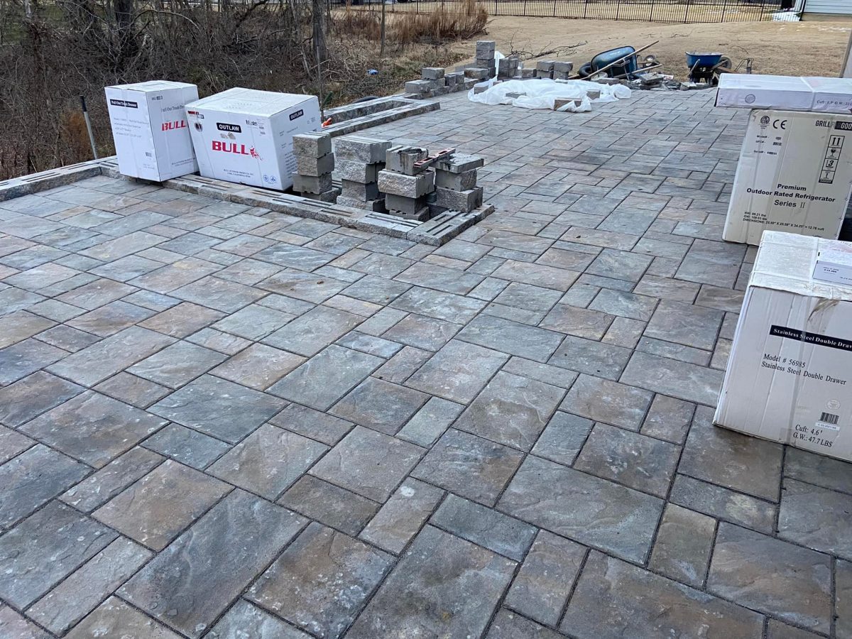 Techo-Bloc Blu 60 Slab HD2 Slate Champlain Grey 60 MM Paver Patio ...