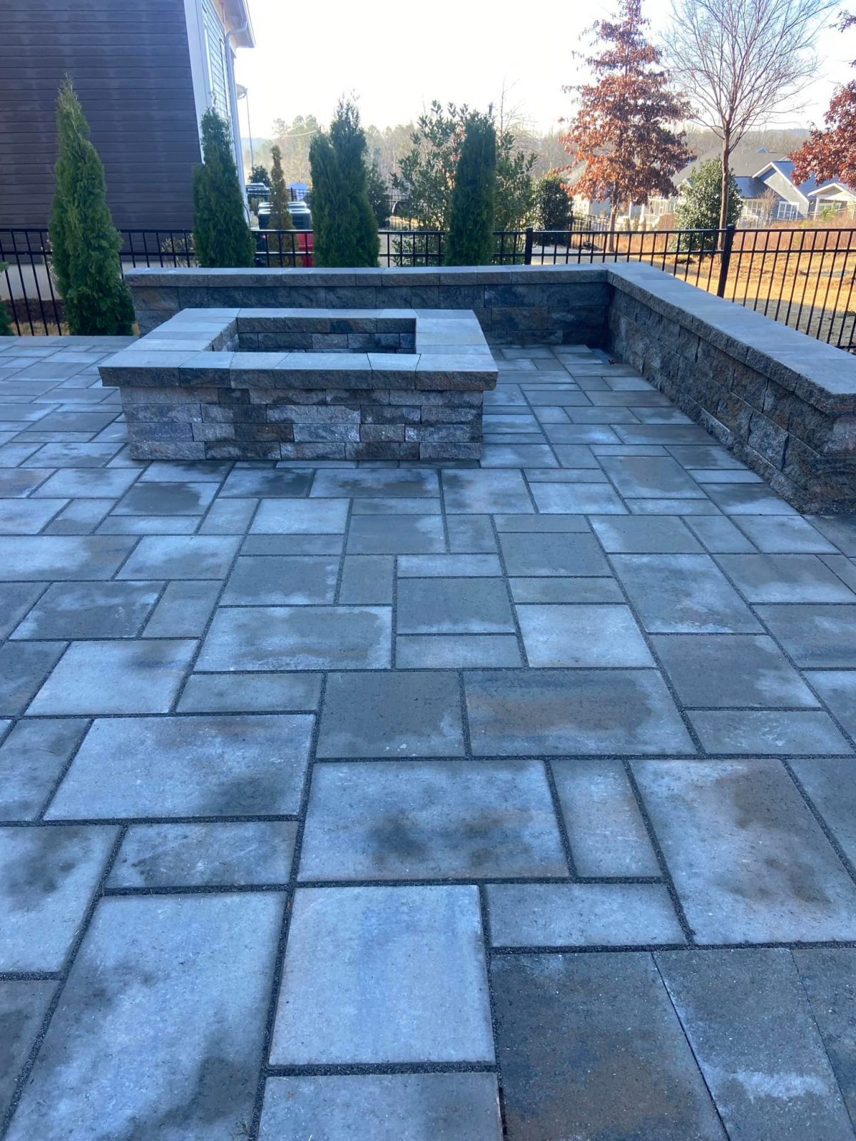 Techo Bloc Champlain Grey Mini Creta Architectural 3” Wall Fire Pit ...