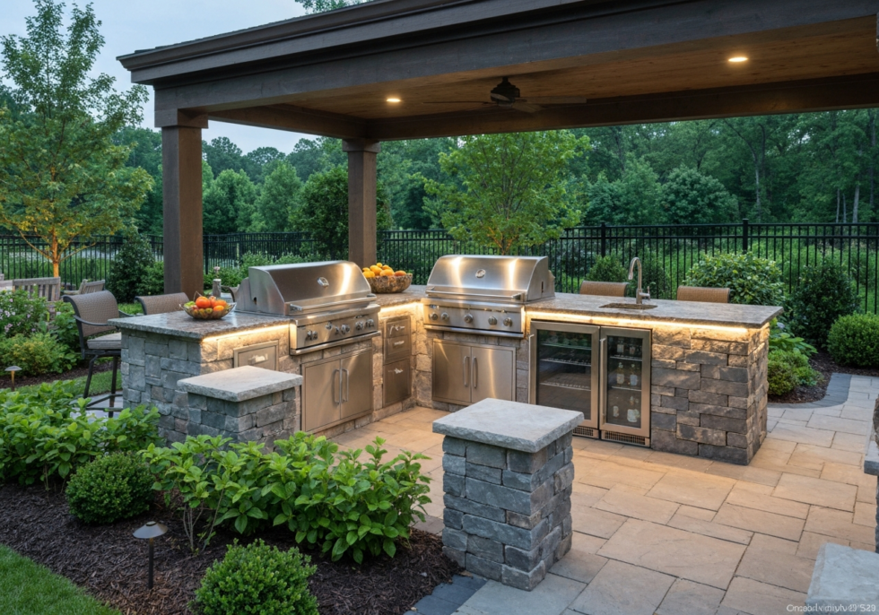 Custom Outdoor Kitchen Charlotte Designs by Mr. Outdoor Living